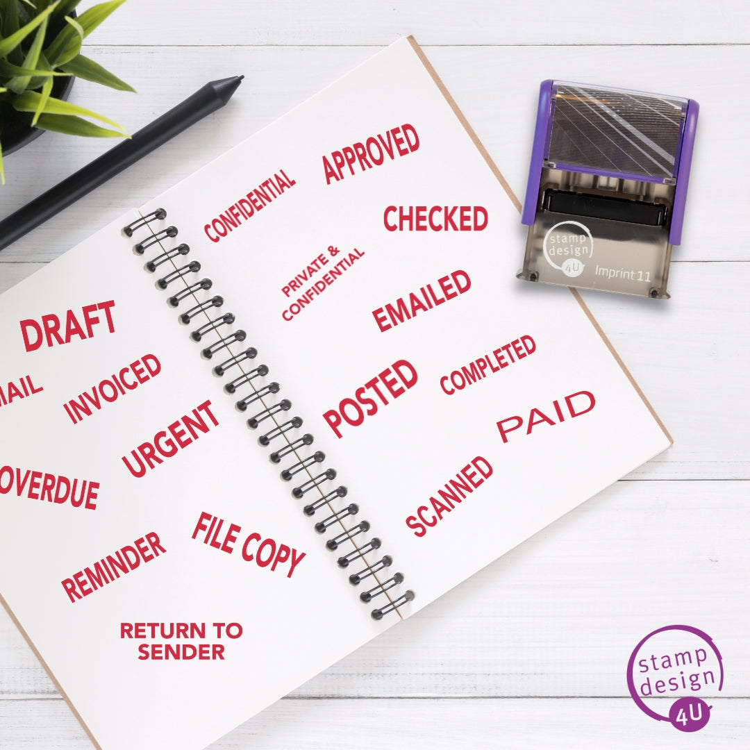 Stock Word Stamps for Office & Classroom Efficiency and Convenience ...