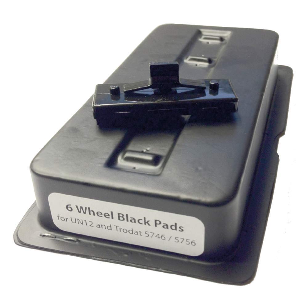 REXEL/TRODAT UN12/15 REPLACEMENT PADS - BLACK INK – Stamp Design 4U