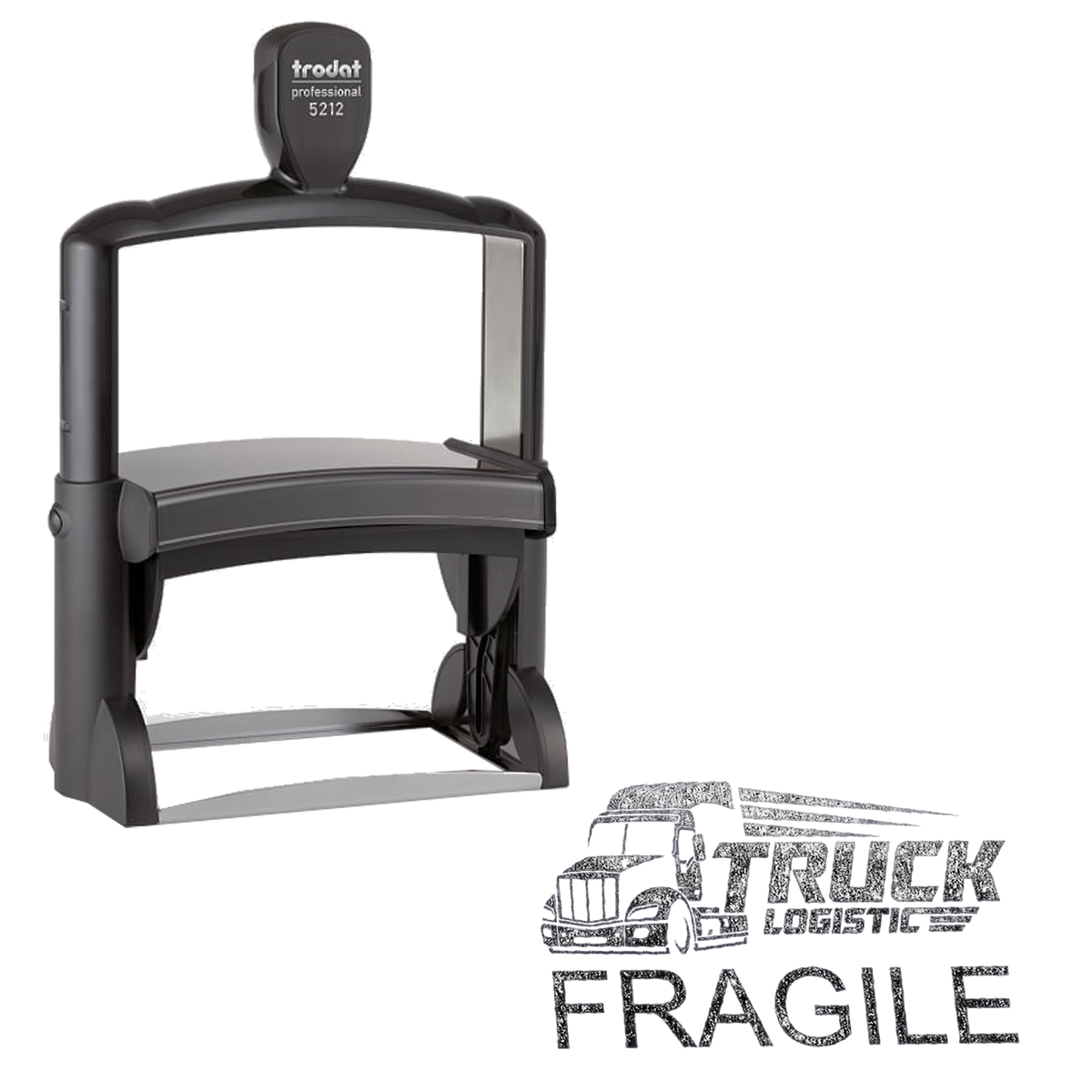 Trodat Professional 5212 | 14 Line Text & Logo Rubber Stamp | 116 x 70 – Stamp Design 4U