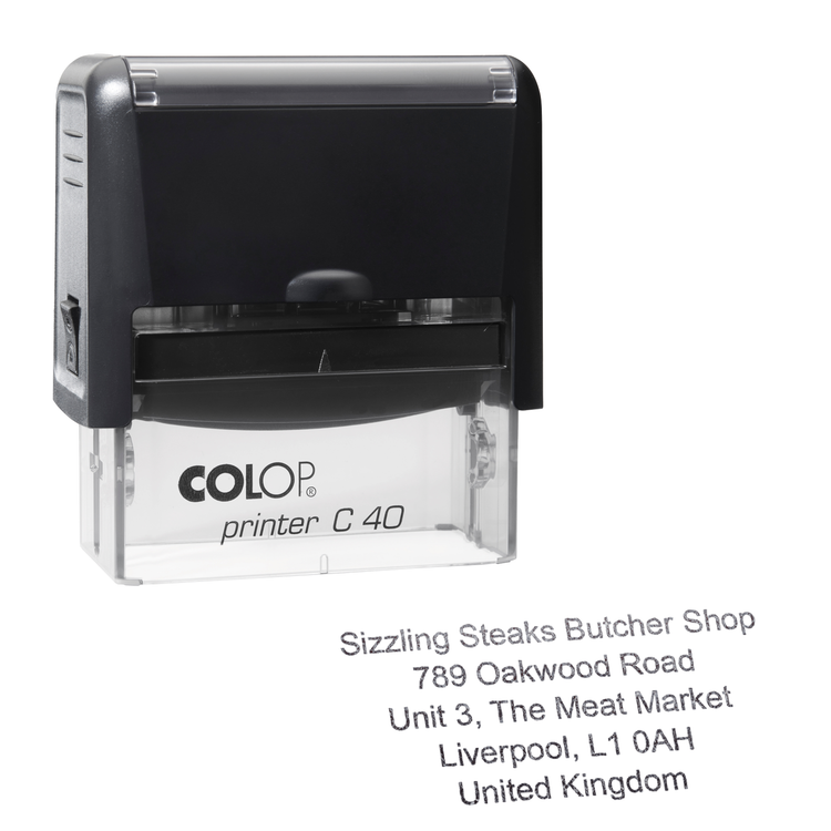 Personalised Text Stamps – Stamp Design 4U