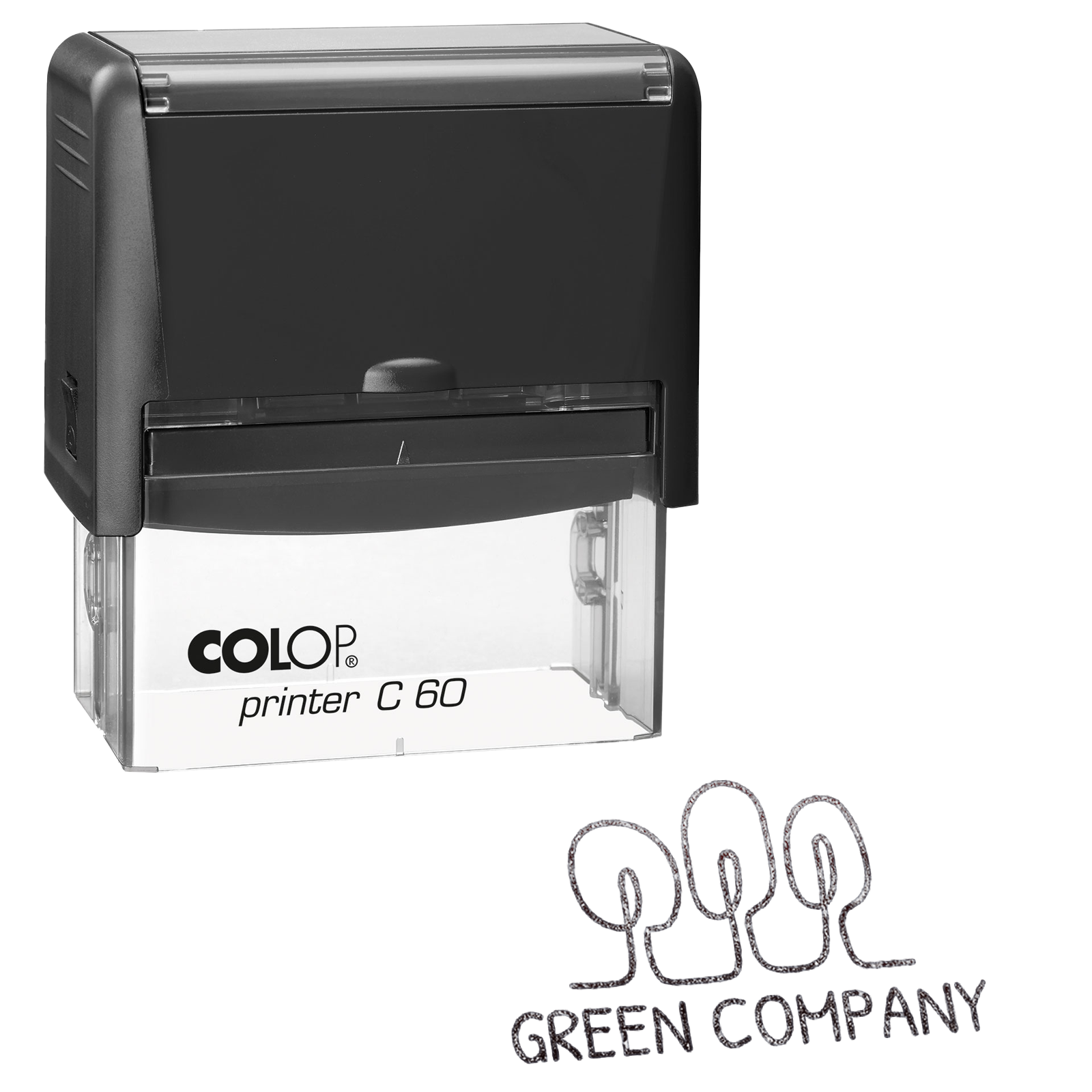 Colop Printer C60 | Logo Rubber Stamp | 75 x 38mm – Stamp Design 4U