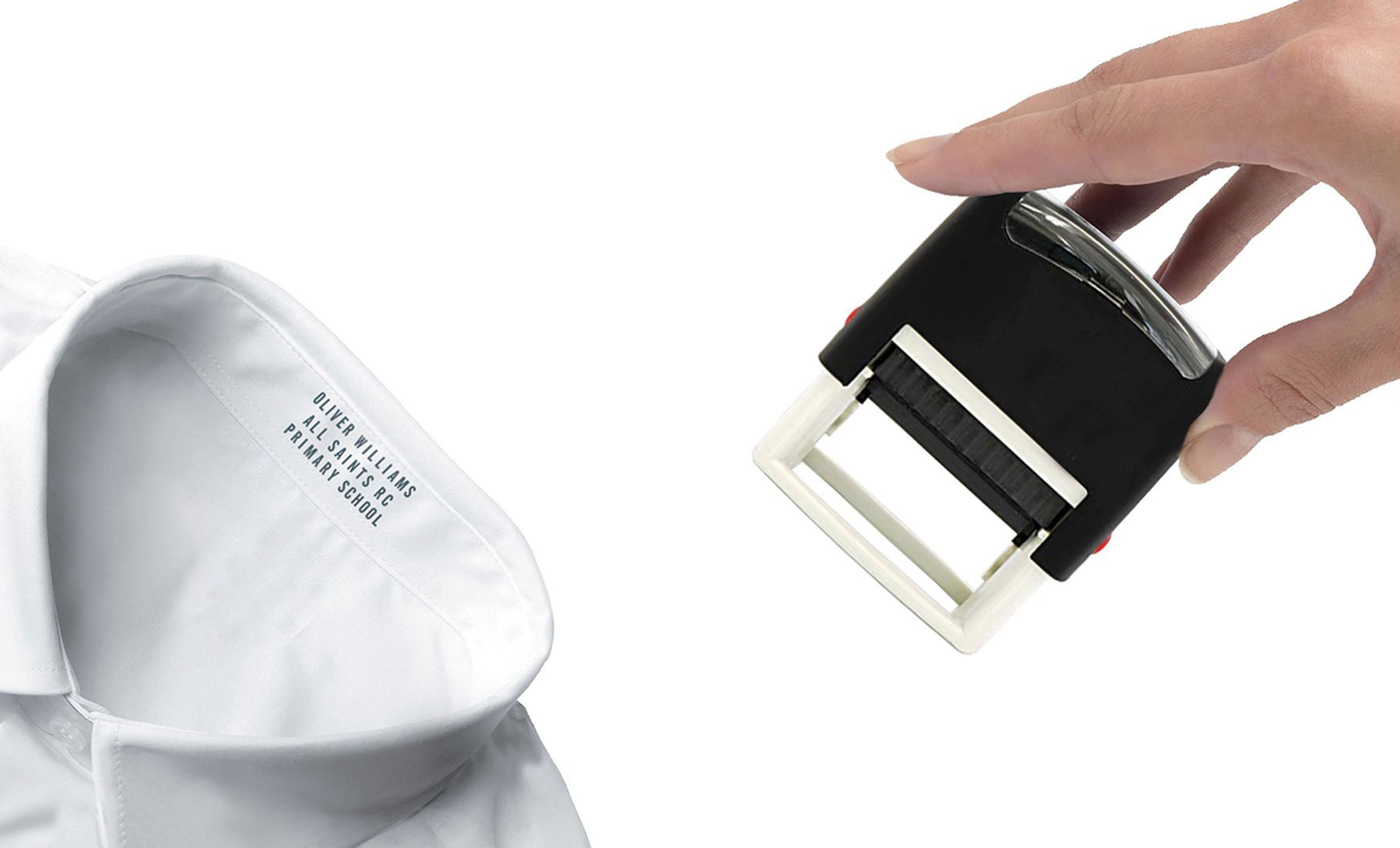 Self Inking Clothing Marker Custom Name Stamp | Clothing Name Stamp ...